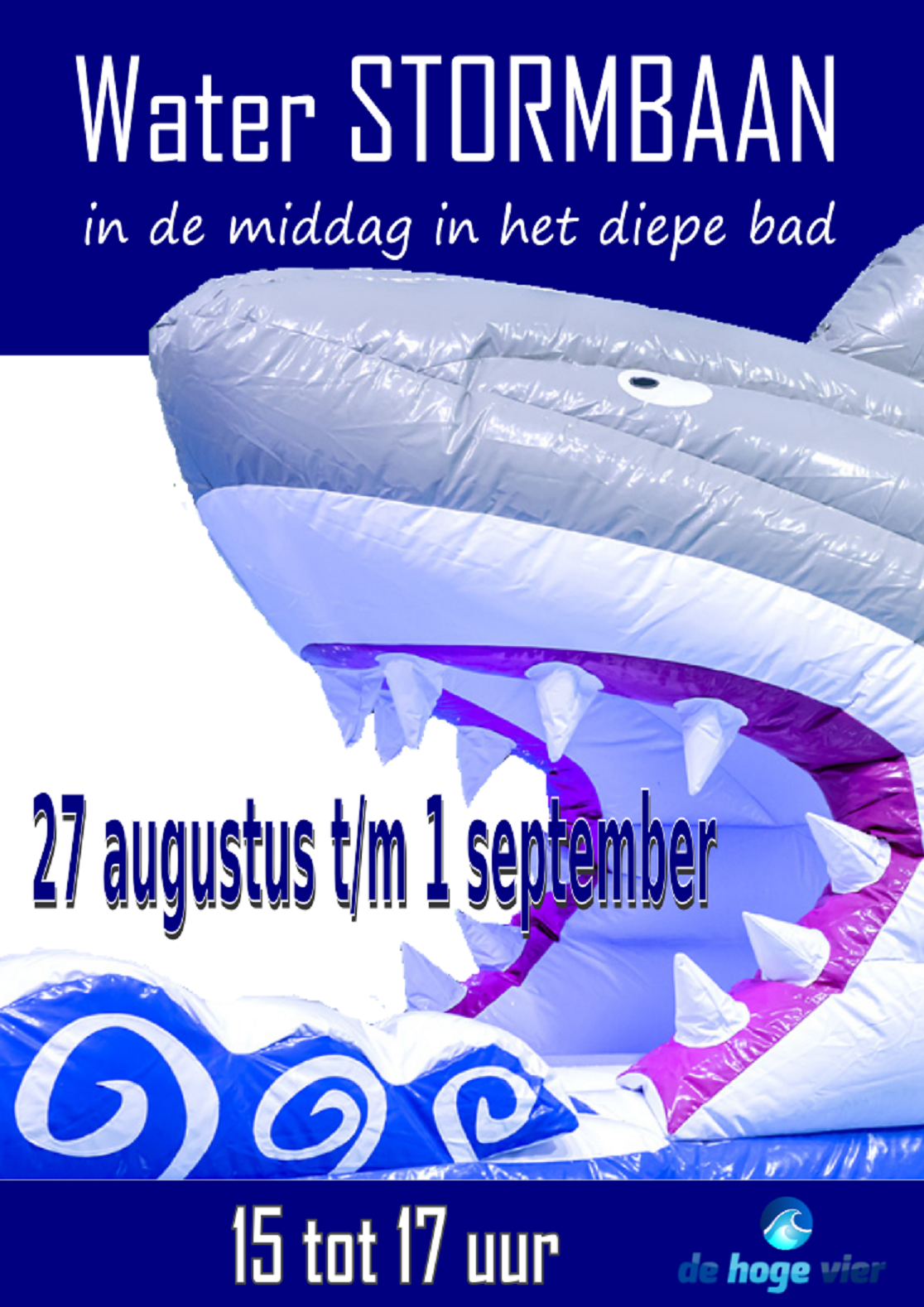 2018- Stormbaan in De Hoge Vier – Zwembad de Hoge Vier Winsum